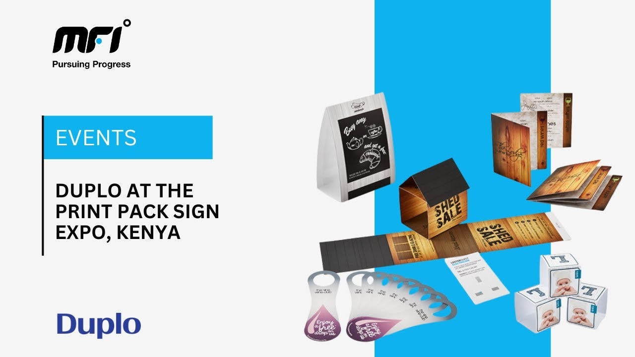 Showcasing Duplo Print Finishing at the Print Pack Sign Expo, 2024 ...