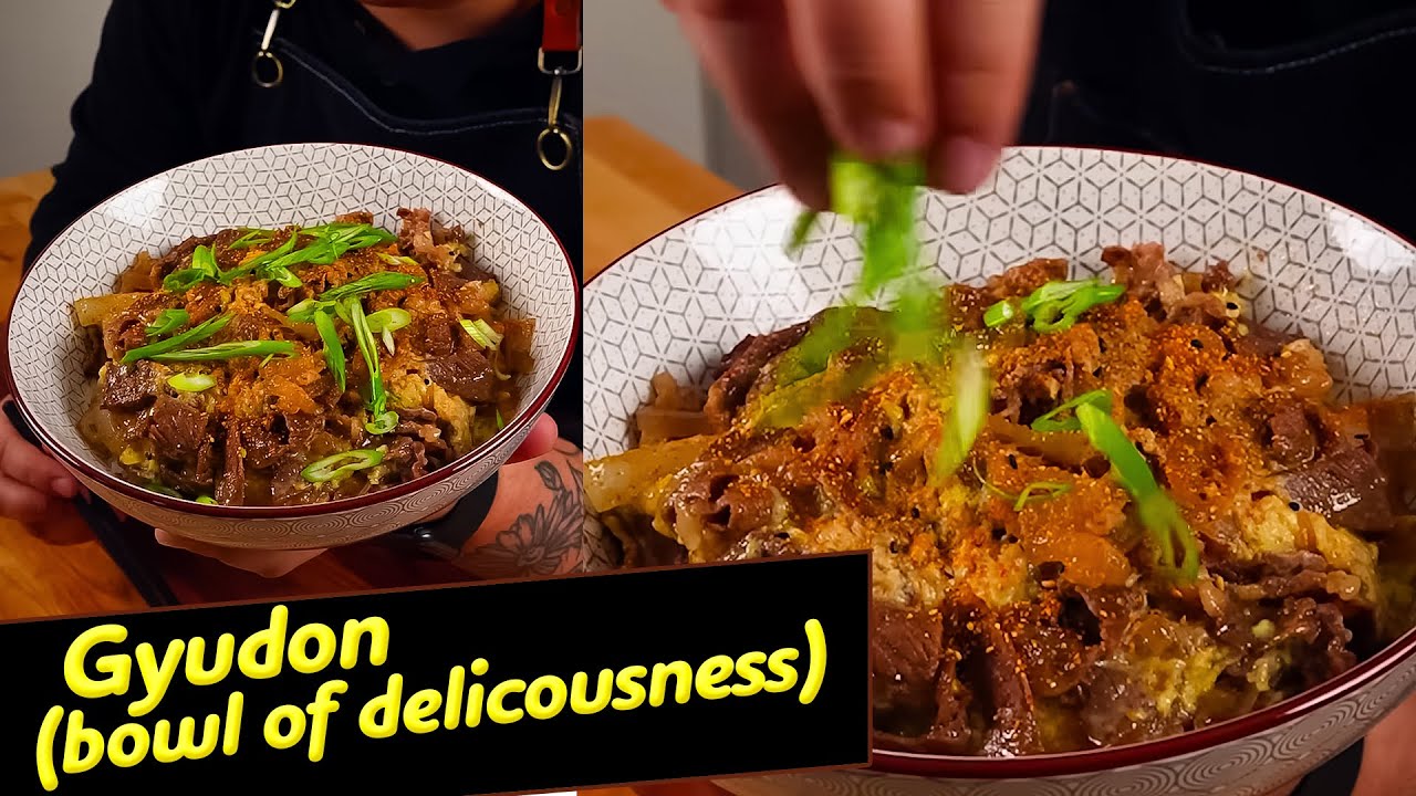 Gyudon (bowl of deliciousness) SF DF GF - YouTube