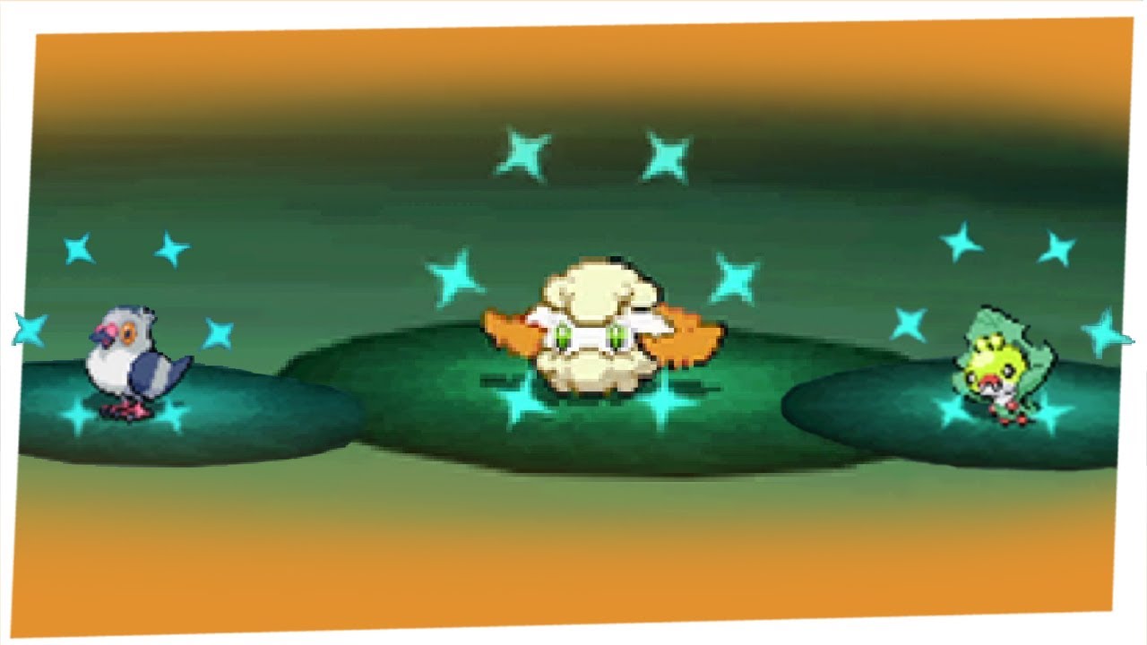 Live Shiny Cottonee after 3,915 REs in Black! + Shiny Pidove and ...
