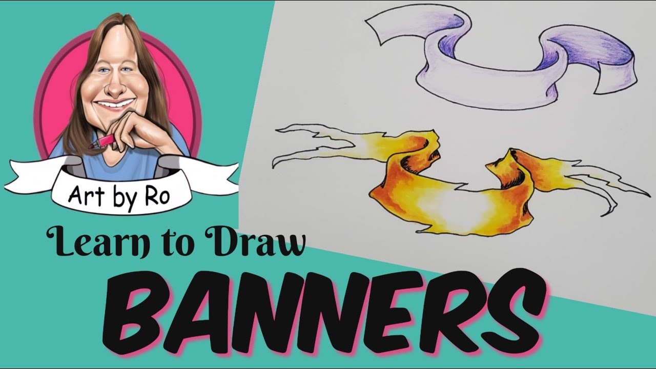 How To Draw Banners Step By Step YouTube how-to-draw-banners-step-by-step-youtube