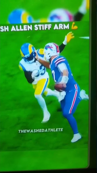 Josh Allen stiff ARM - YouTube