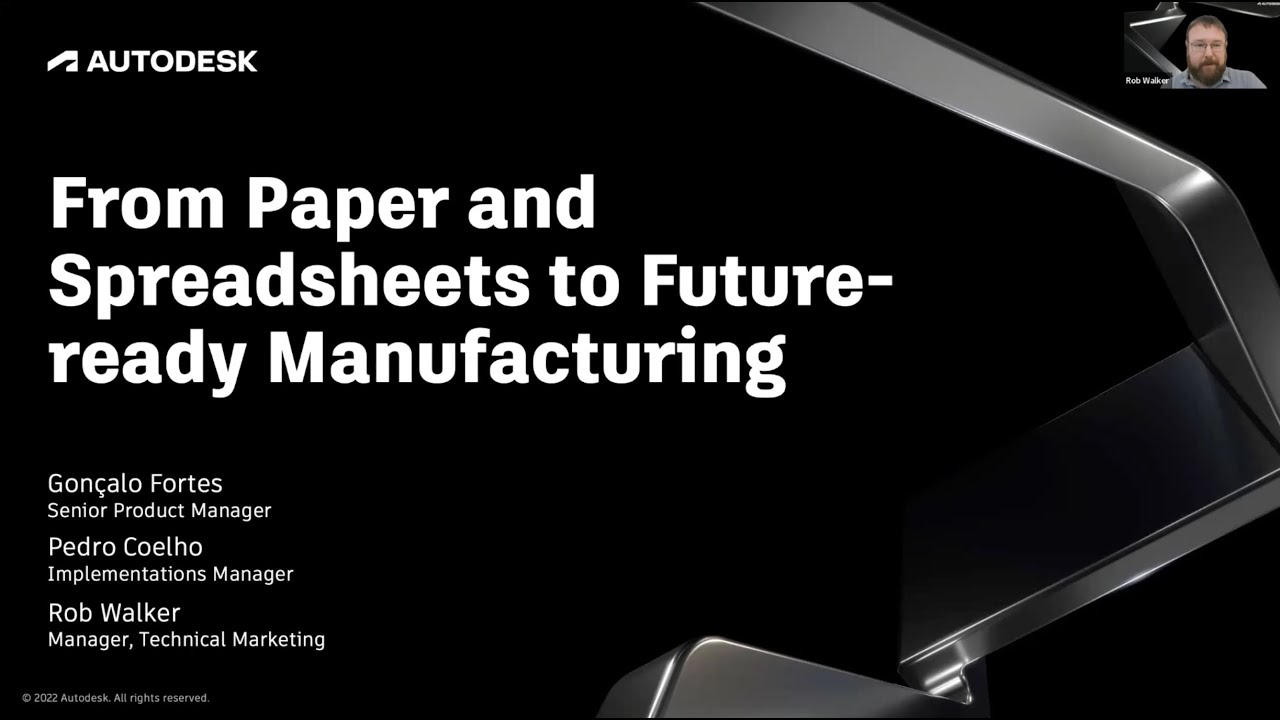 Autodesk Prodsmart | From Paper and Spreadsheets to Future-ready ...
