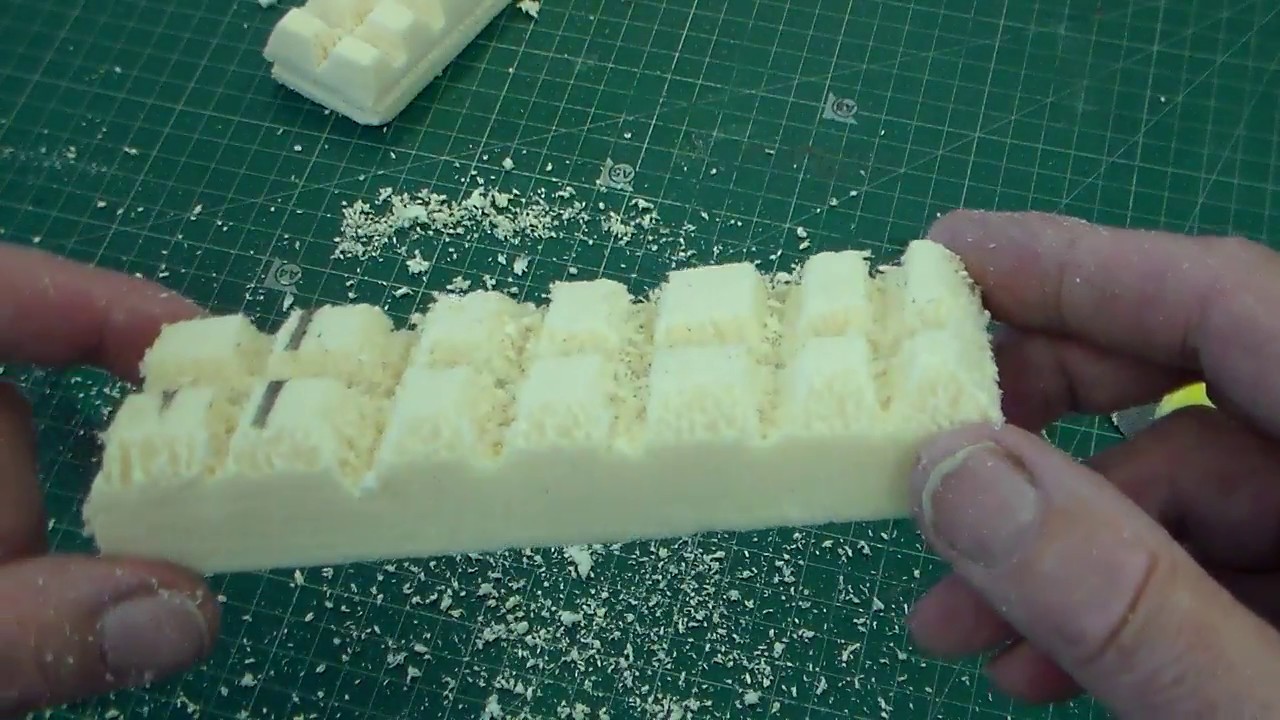 Making a prototype bar from modeling foam - YouTube