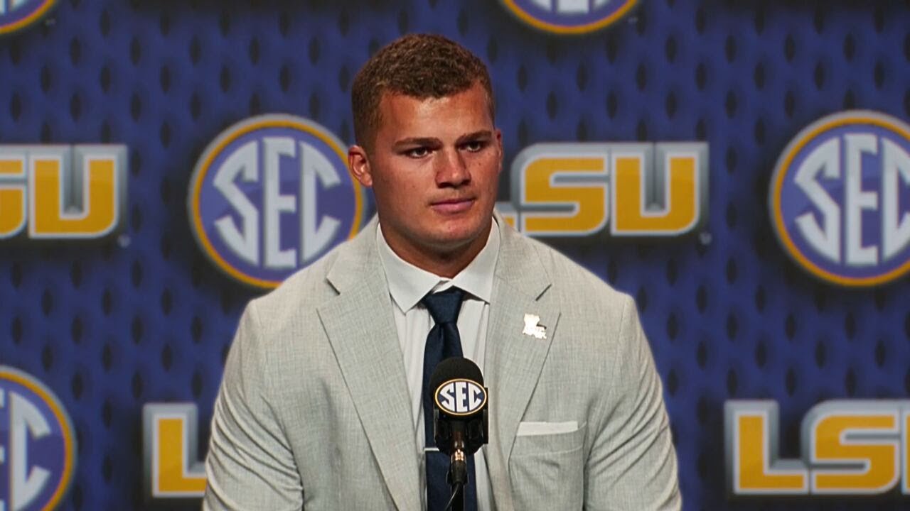 LSU tight end Mason Taylor bound for big junior season - YouTube
