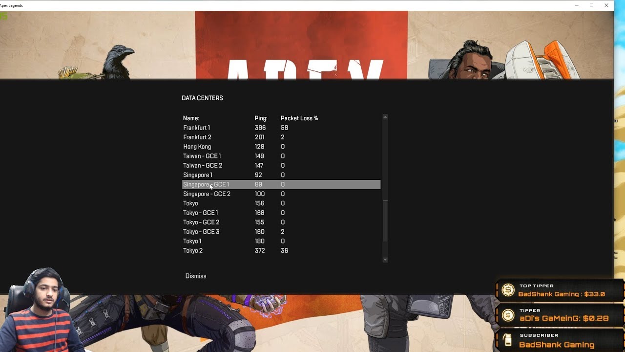 Apex Legends - HOW TO CHANGE YOUR SERVER AND CHECK YOUR PING .{PC ...