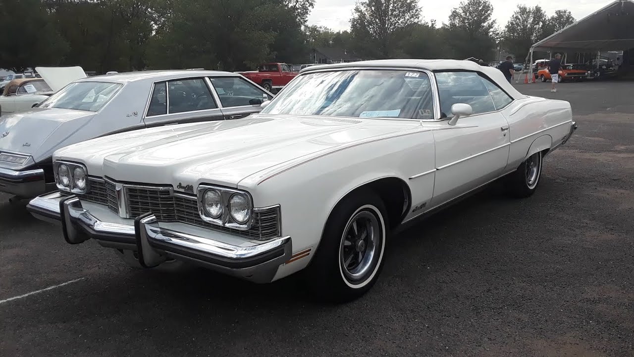 1973 Pontiac Grand Ville Convertible - YouTube