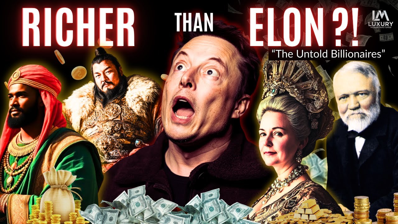 The RICHEST people in history: Wealthier than Elon - YouTube
