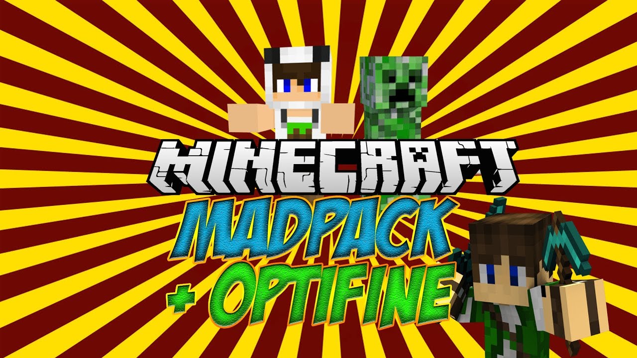 Madpack - How To Add Optifine - YouTube