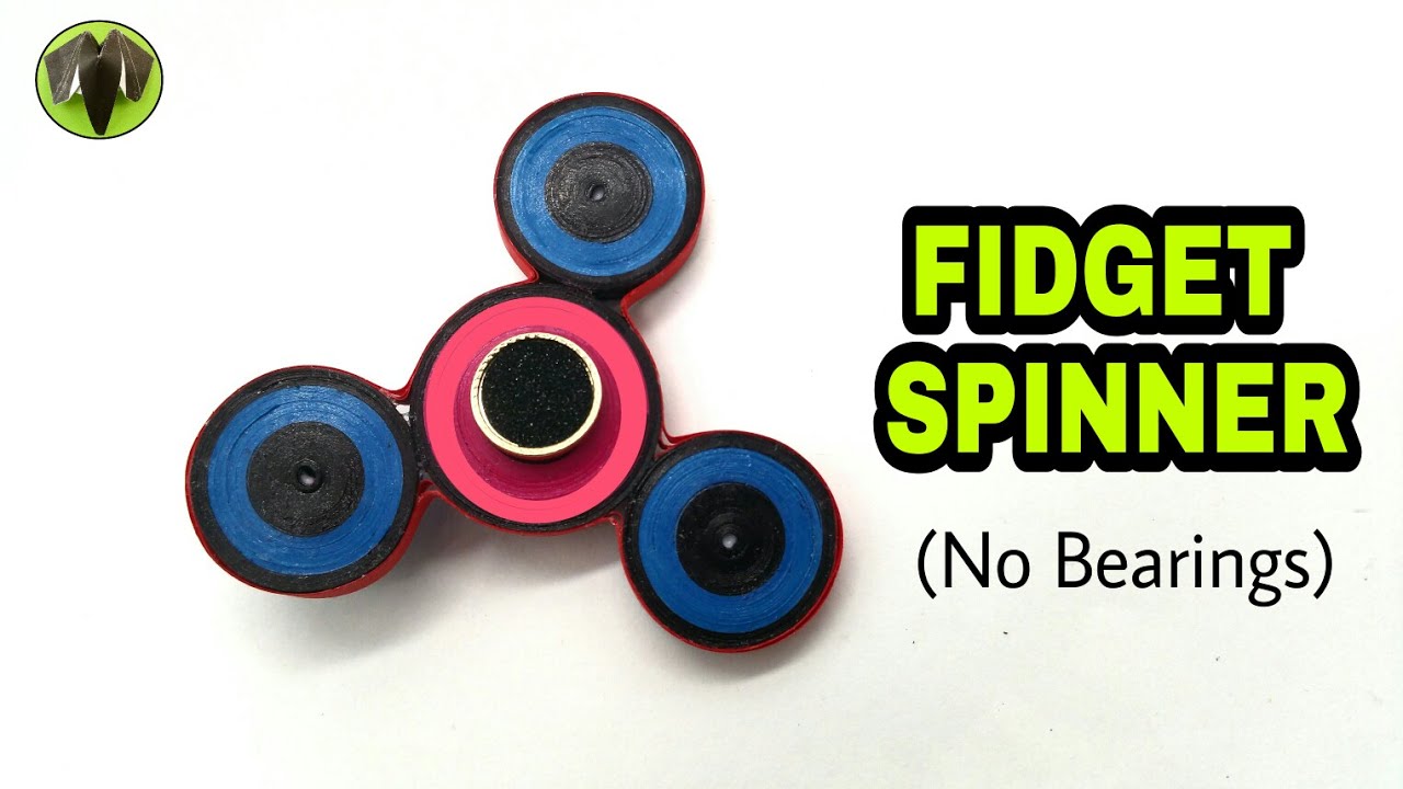 Make your own Fidget Spinner without bearing (Design 6) - DIY ...