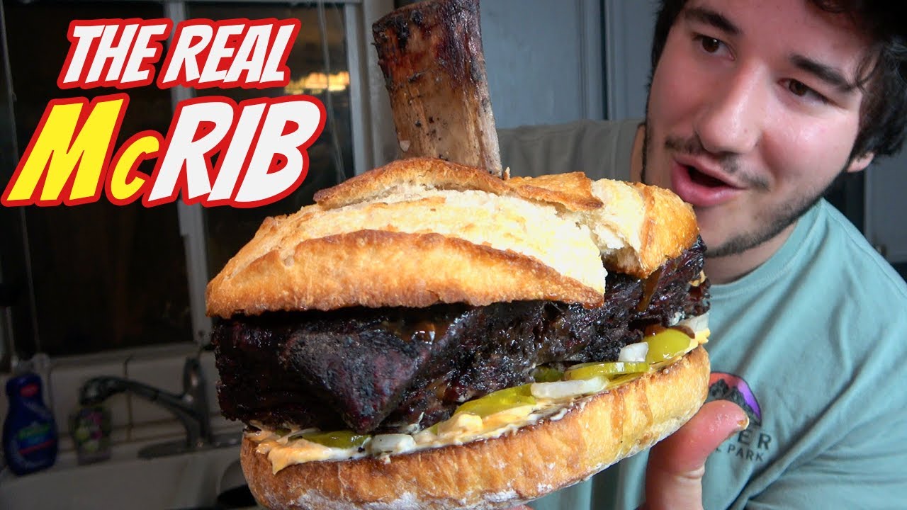Making a REAL McRib (Full rack of ribs!) - YouTube
