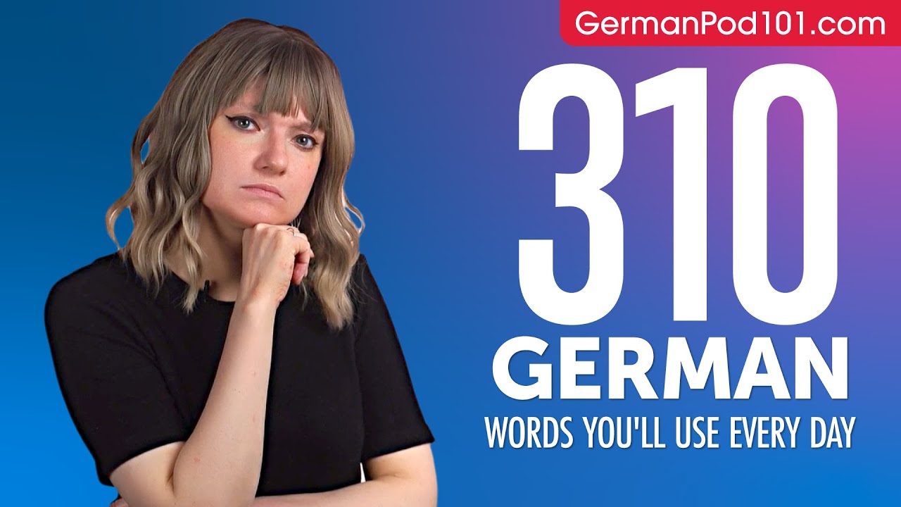 310 German Words You'll Use Every Day - Basic Vocabulary #71 - YouTube