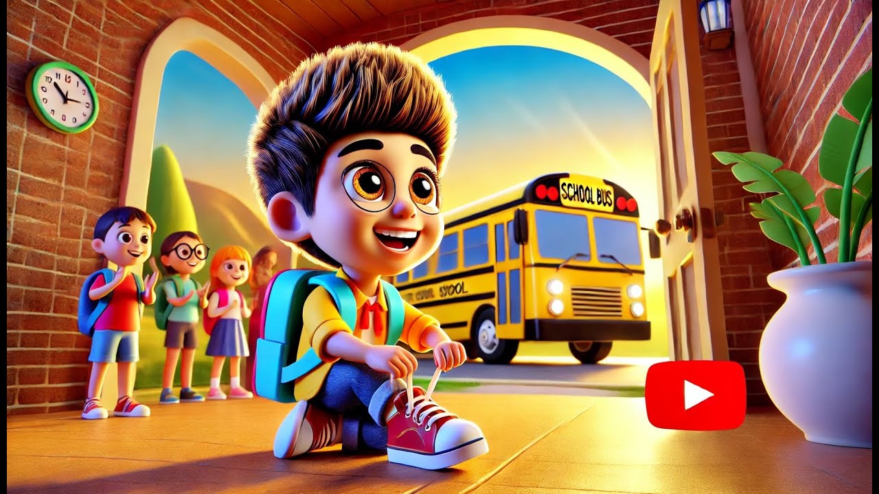 🚀 Getting Ready for School Song | Fun Morning Routine Song for Kids ...