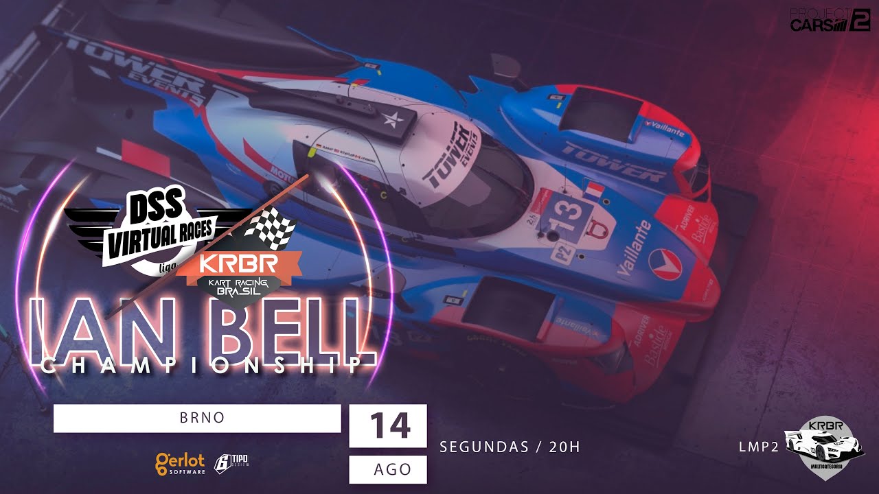 KRBR & DSS - IAN BELL - 3EV 4COPA - BRNO - CAT. LMP2 - PS4/5 #pcars2 ...
