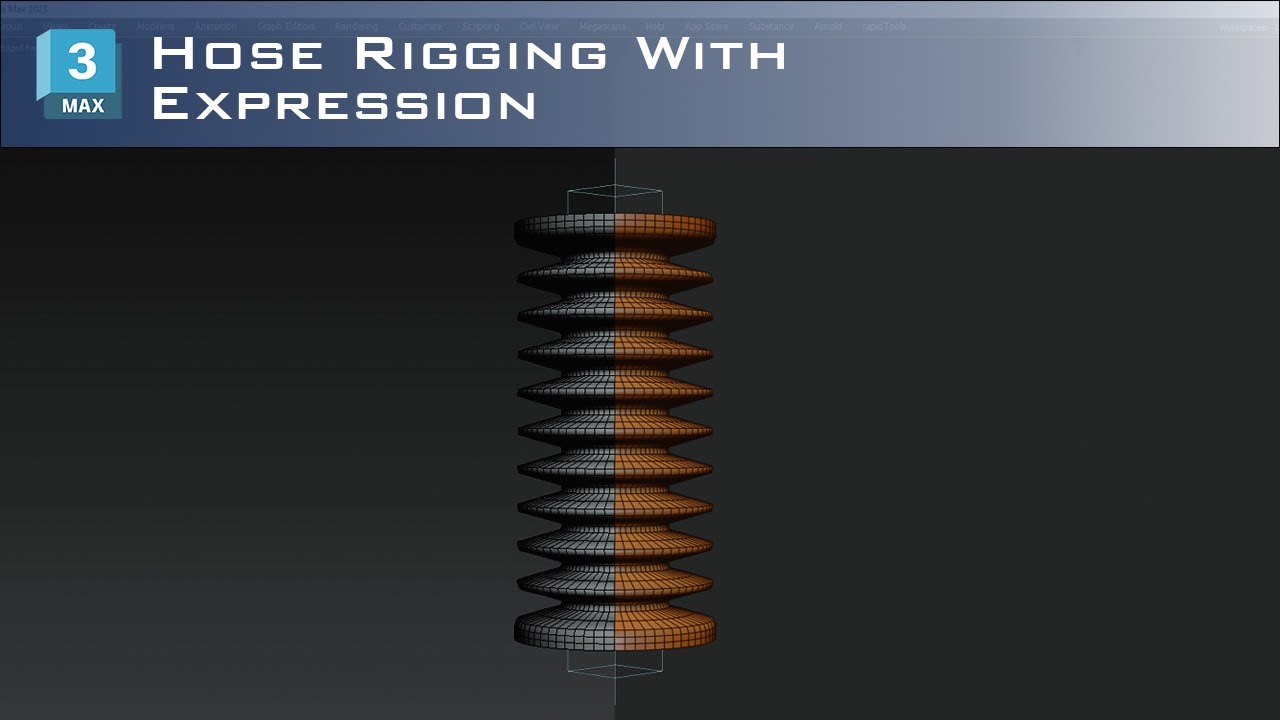 Hose rigging with expression controller in 3ds max | 3DS Max Rigging ...
