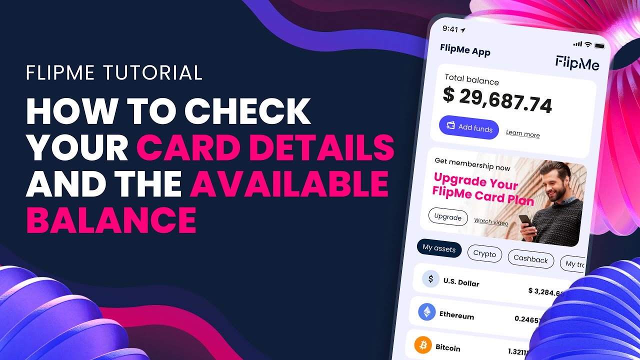 How to Check Your Card Details and Available Balance - YouTube