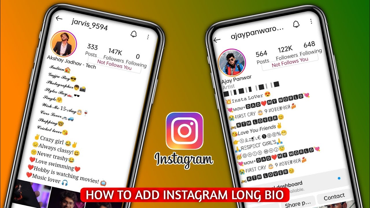How To Add Long Bio On Instagram | Instagram Bio | Instagram Par Long ...