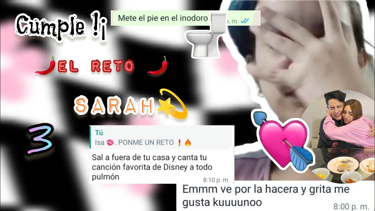 Cumple el Reto Sarah 3☁️/ Me gusta Kunno/Retos Locos 😦//Sarah Galaxy 💫 ...