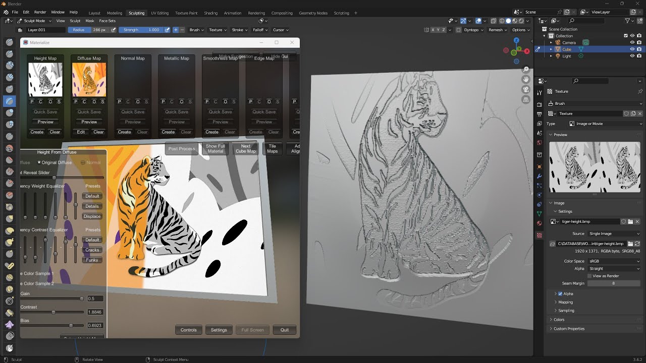 Videoguide - Sculpting with Custom Texture and Graphic Illustration ...