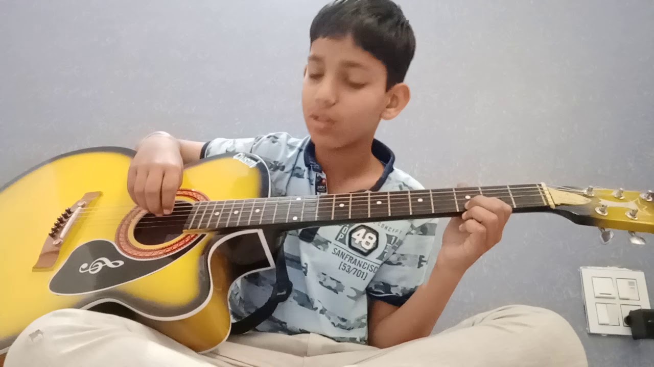 Happy Birthday song on guitar/ by singer raghav - YouTube