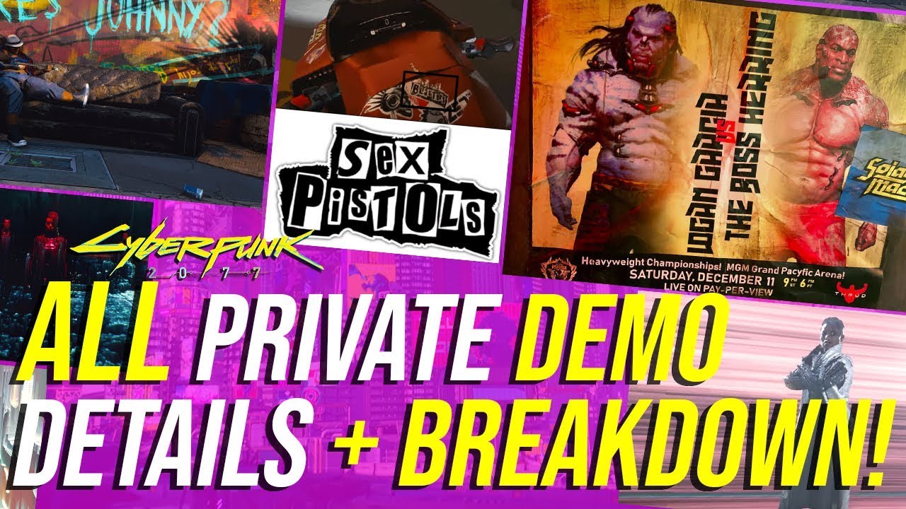 Cyberpunk 2077 - E3 2019 Private Demo Details & Breakdown! - YouTube