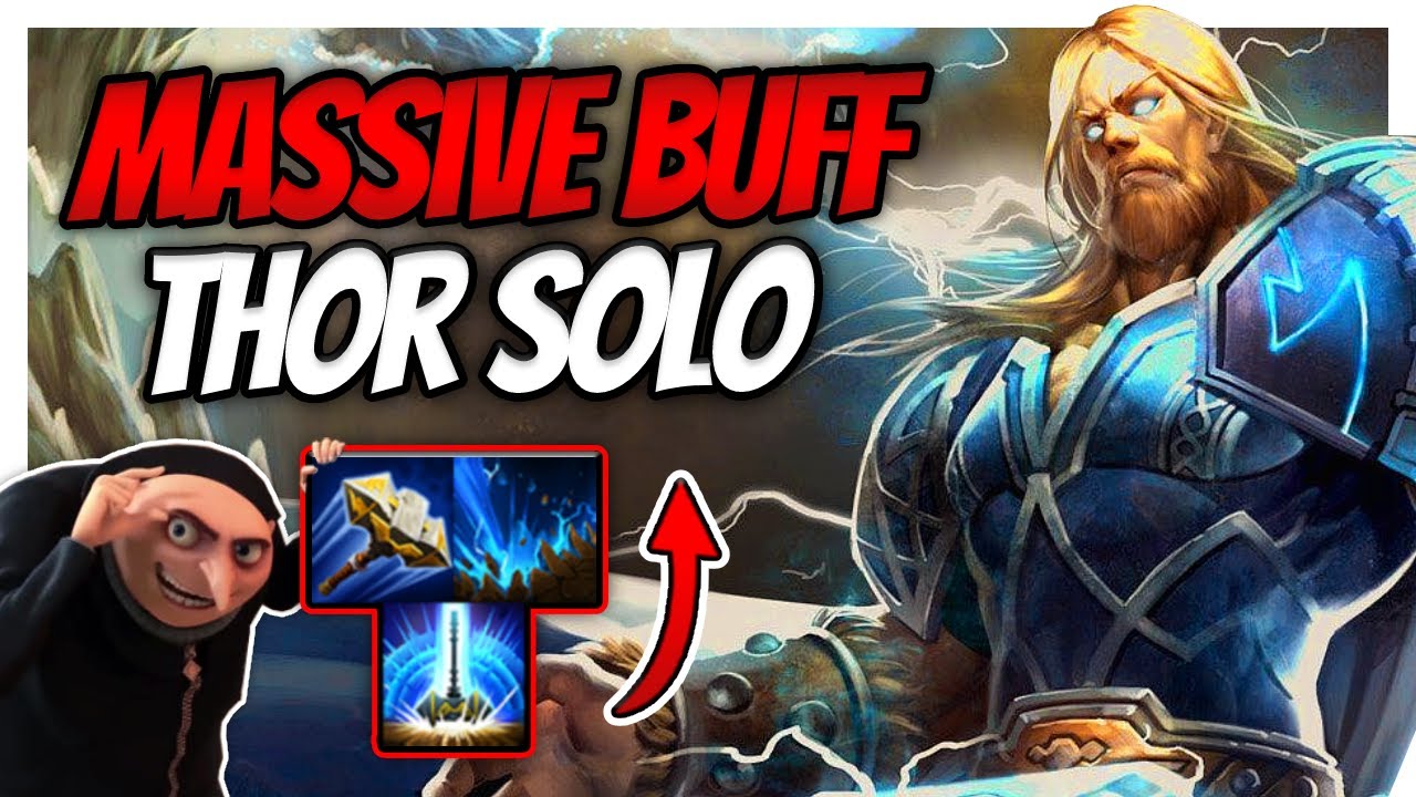 DID THOR REALLY NEEDED A BUFF? - Smite Thor Solo Gameplay - YouTube