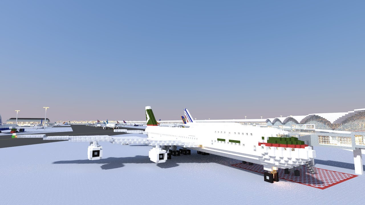 Minecraft 747-400 (Cathay Pacific) - YouTube