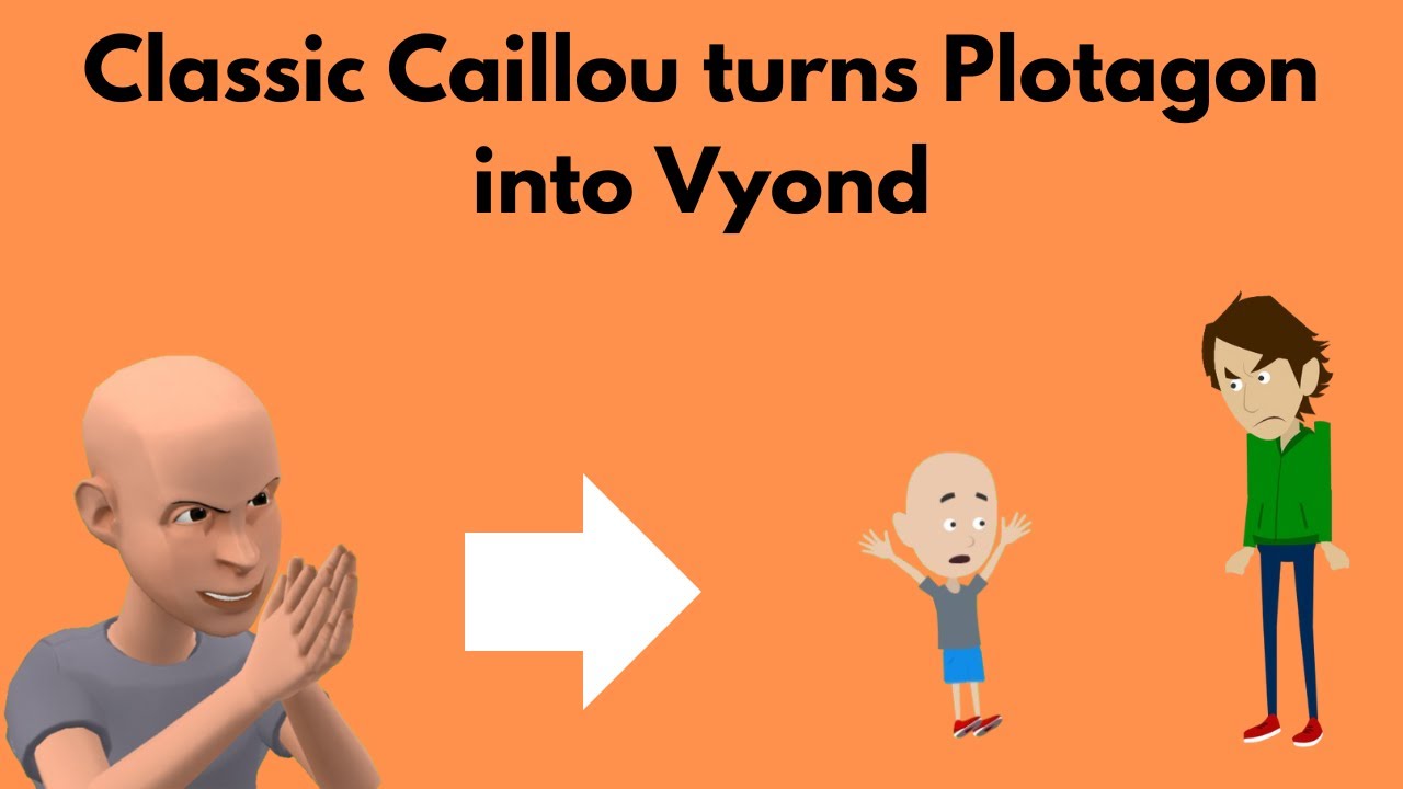 Classic Caillou turns the Plotagon world into Vyond S3 EP21 - YouTube
