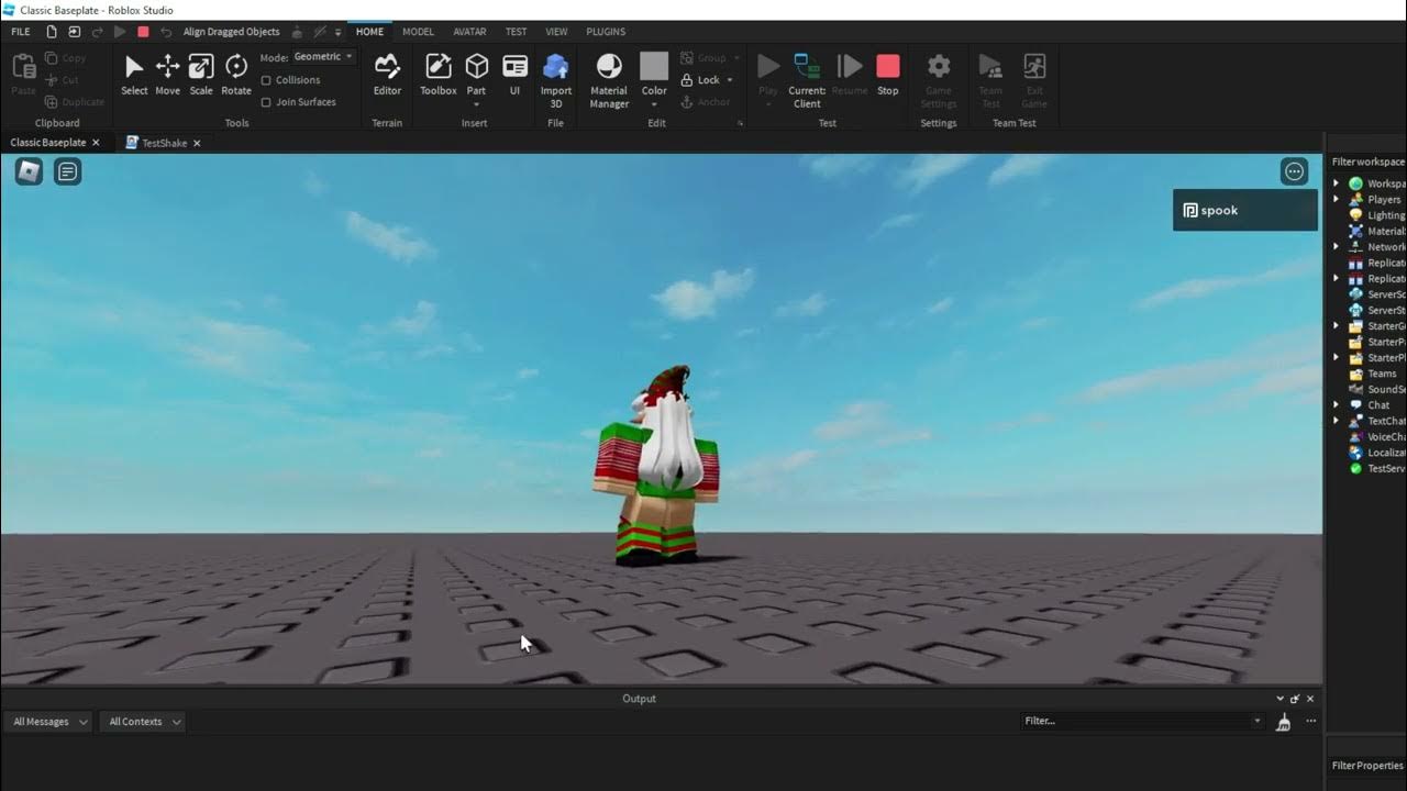 Roblox Studio - Simple Camera Shake Tutorial - YouTube