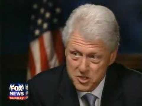 Fox News Sunday Interview: Bill Clinton (p2of4) - YouTube
