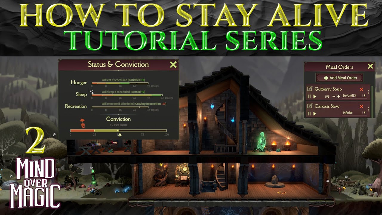 HOW TO STAY ALIVE - Guide MIND OVER MAGIC Tutorial Tips Ep 2 - YouTube