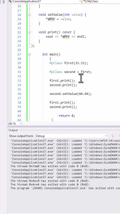 deficiency in default copy constructor #oop #cpp #coding #cplusplus #cprogrmming #cppprogramming ...