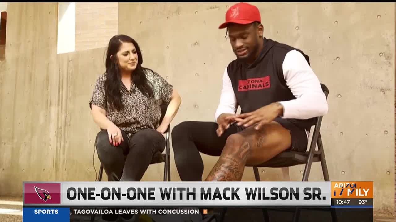 One-on-one with new Cardinals linebacker Mack Wilson Sr. - YouTube