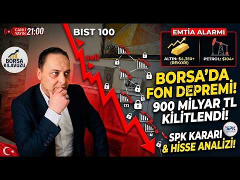 Borsa’da Fon Depremi! 900 Milyar TL Kilitlendi: SPK Kararı ve Hisse Analizi! #BIST100 #FonKrizi