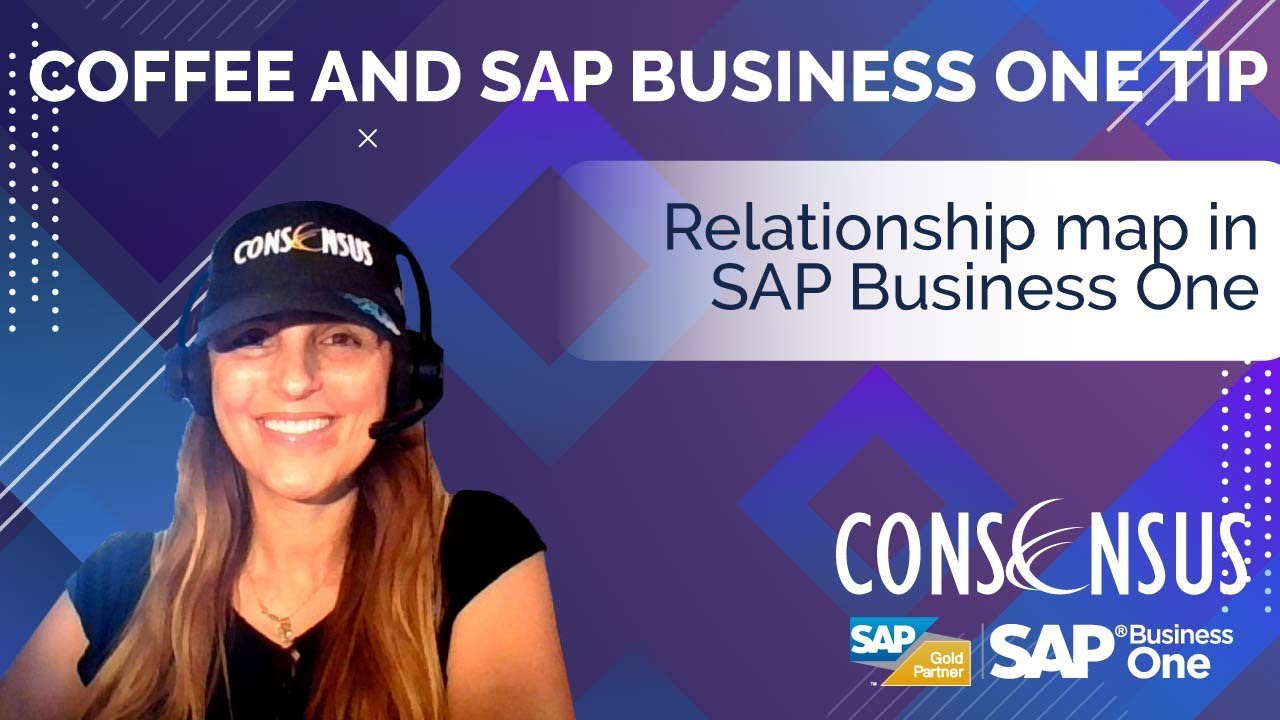 Relationship map and Referenced Documents in SAP Business One - YouTube