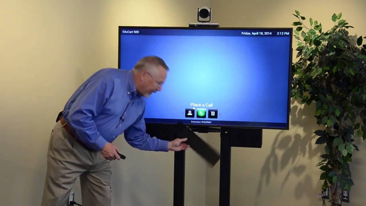 Polycom RealPresence EduCart 500 Overview - VISITELECOM - YouTube