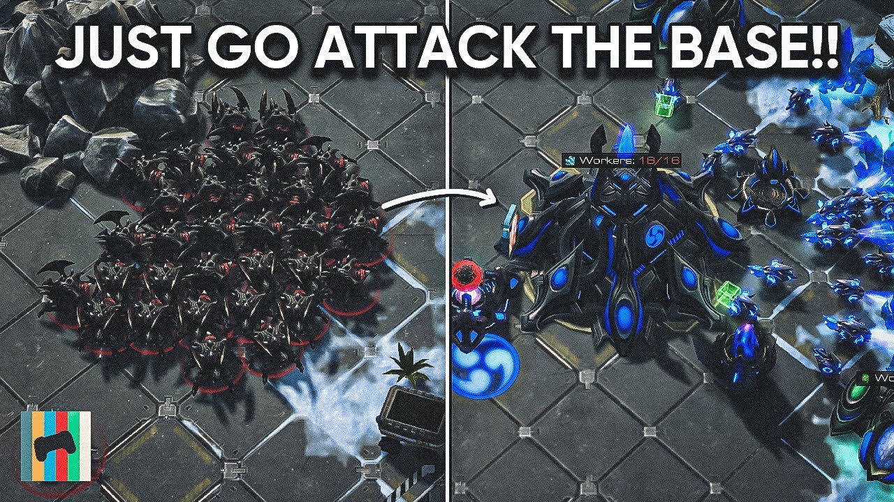 Just Go Attack The Base!!! - Starcraft 2 - LAGTV - YouTube