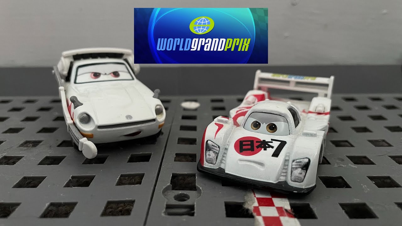 Mattel Pixar Cars 2 Shu Todoroki and Mach Matuso - YouTube
