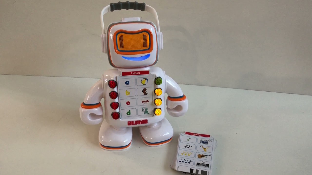 Alphie The Talking Robot Playskool - YouTube