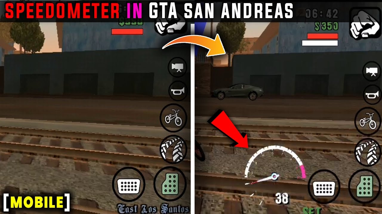 How to install speedometr in GTA san andreas MOBILE - YouTube