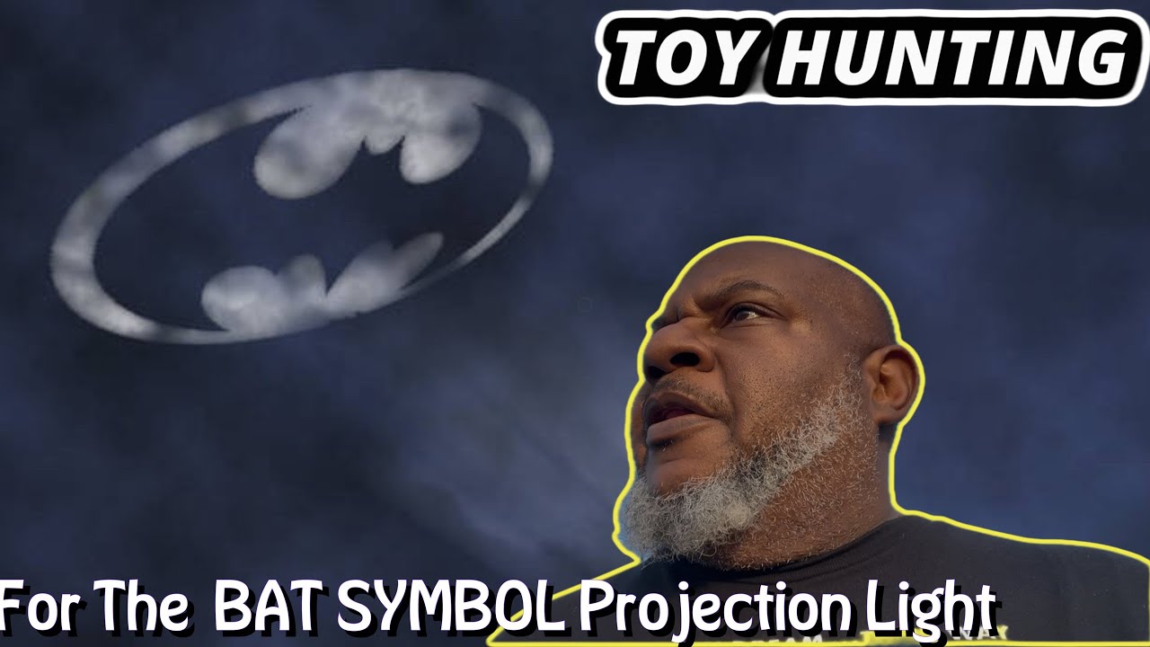 TOY HUNTING: For The BAT SYMBOL Projection Light - YouTube