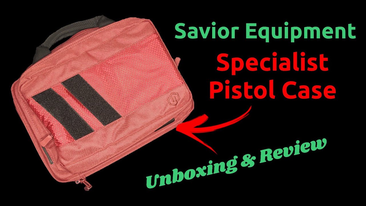 Savior Equipment Specialist Pistol Case Red - Unboxing and Review - YouTube