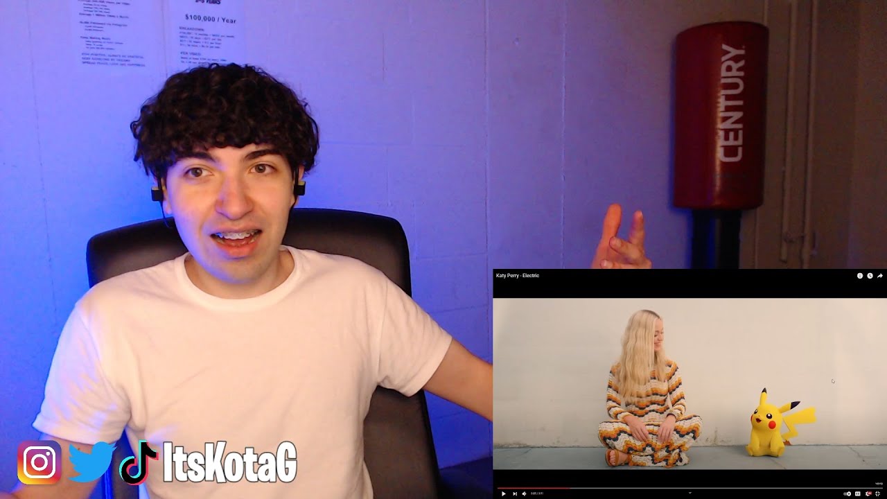 KATY AND PIKACHU?! | Katy Perry - Electric (Music Video) REACTION ...
