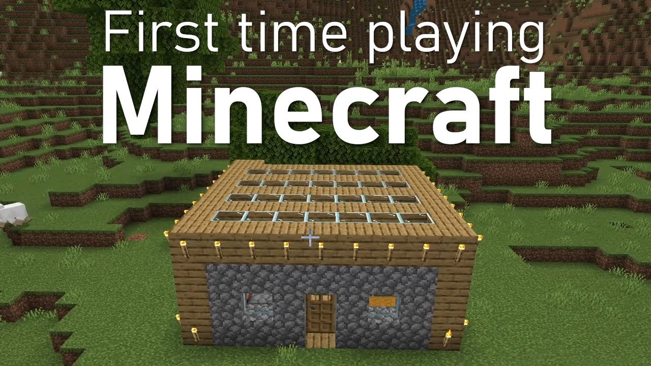 My first Minecraft house!! | Minecraft 5 - YouTube