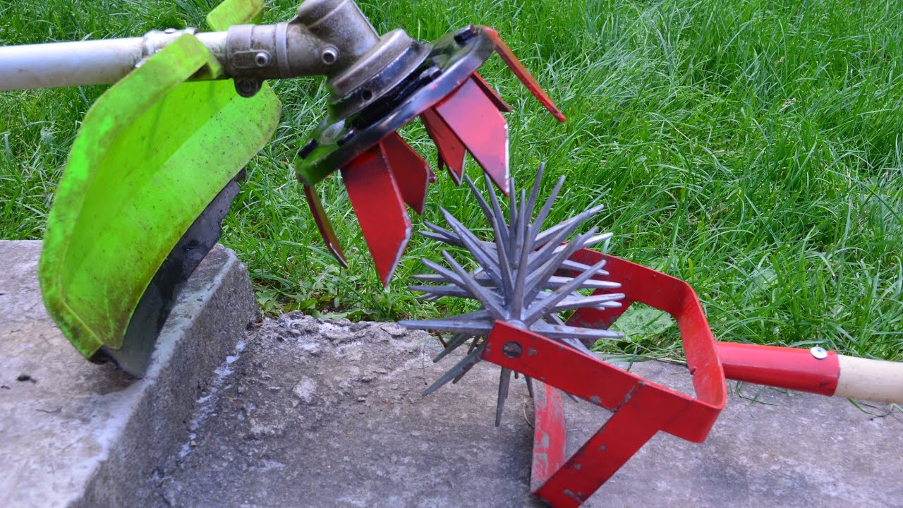 Homemade Garden CULTIVATOR for TRIMMER/ Mini TILLER for GRASSCUTTER ...