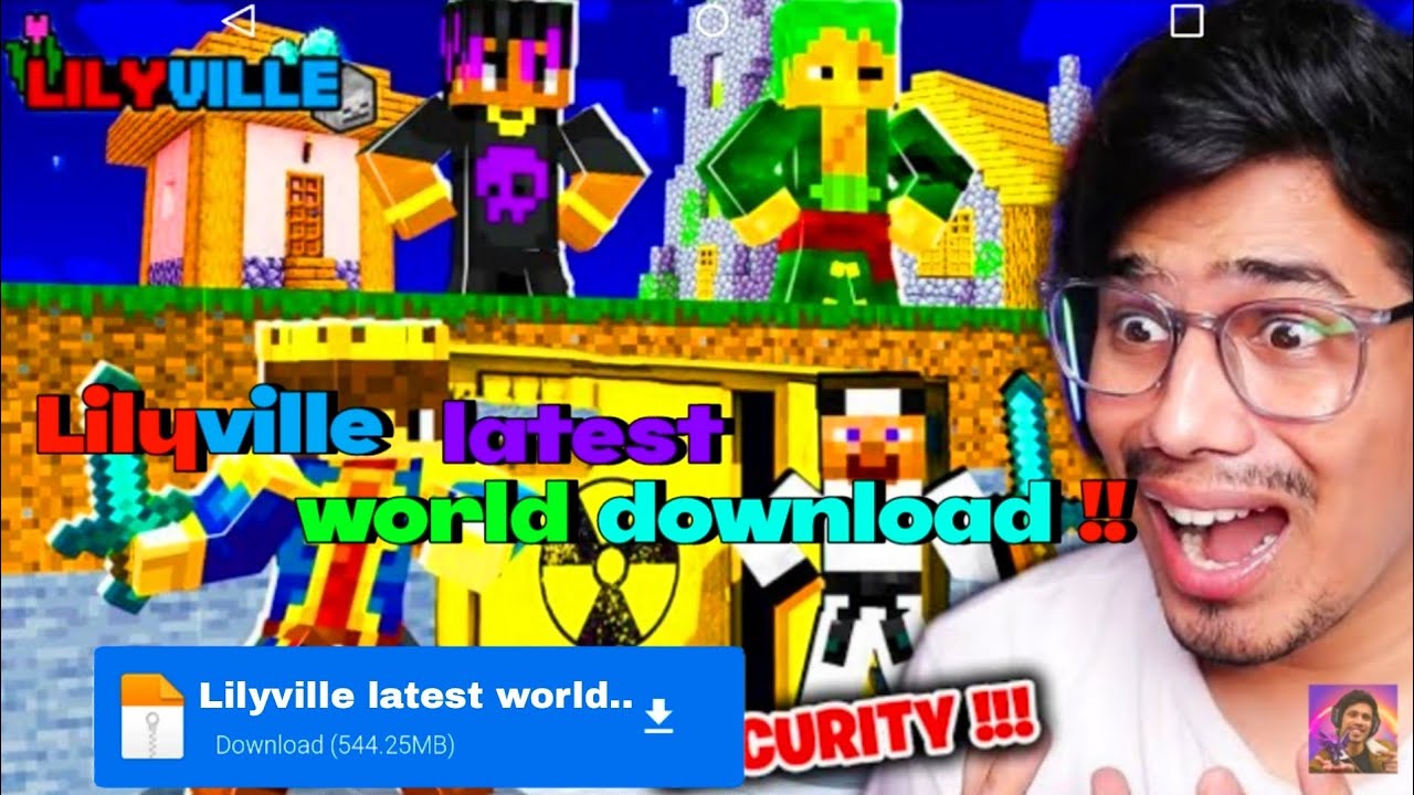 Lilyville latest world download for mcpe 1.20 || anshu Bisht world ...
