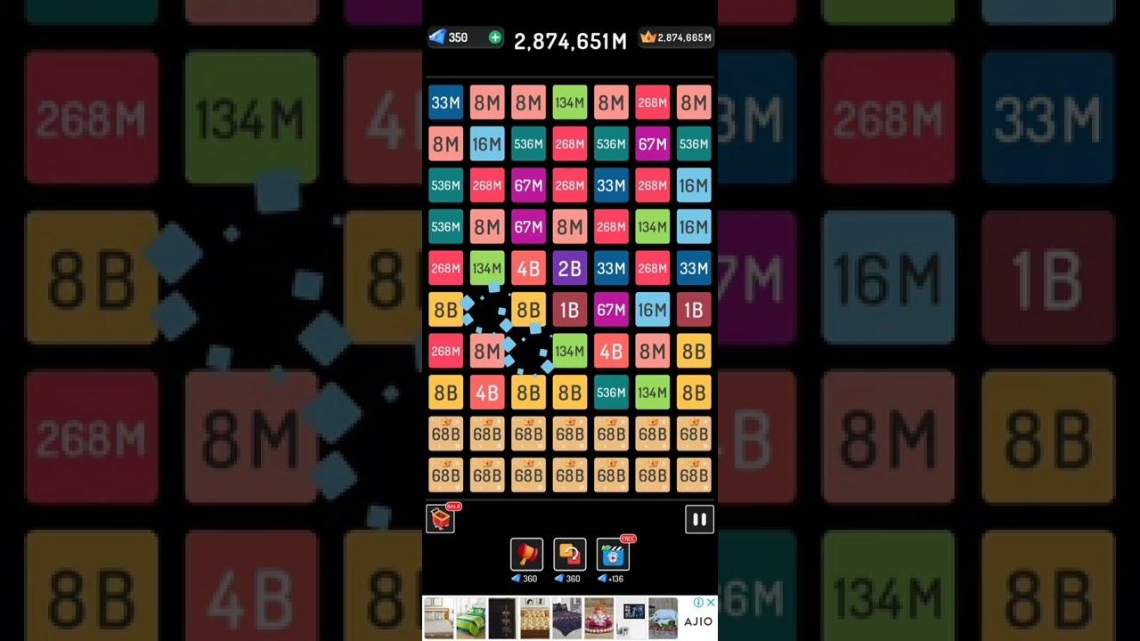 2248 puzzle High score - YouTube