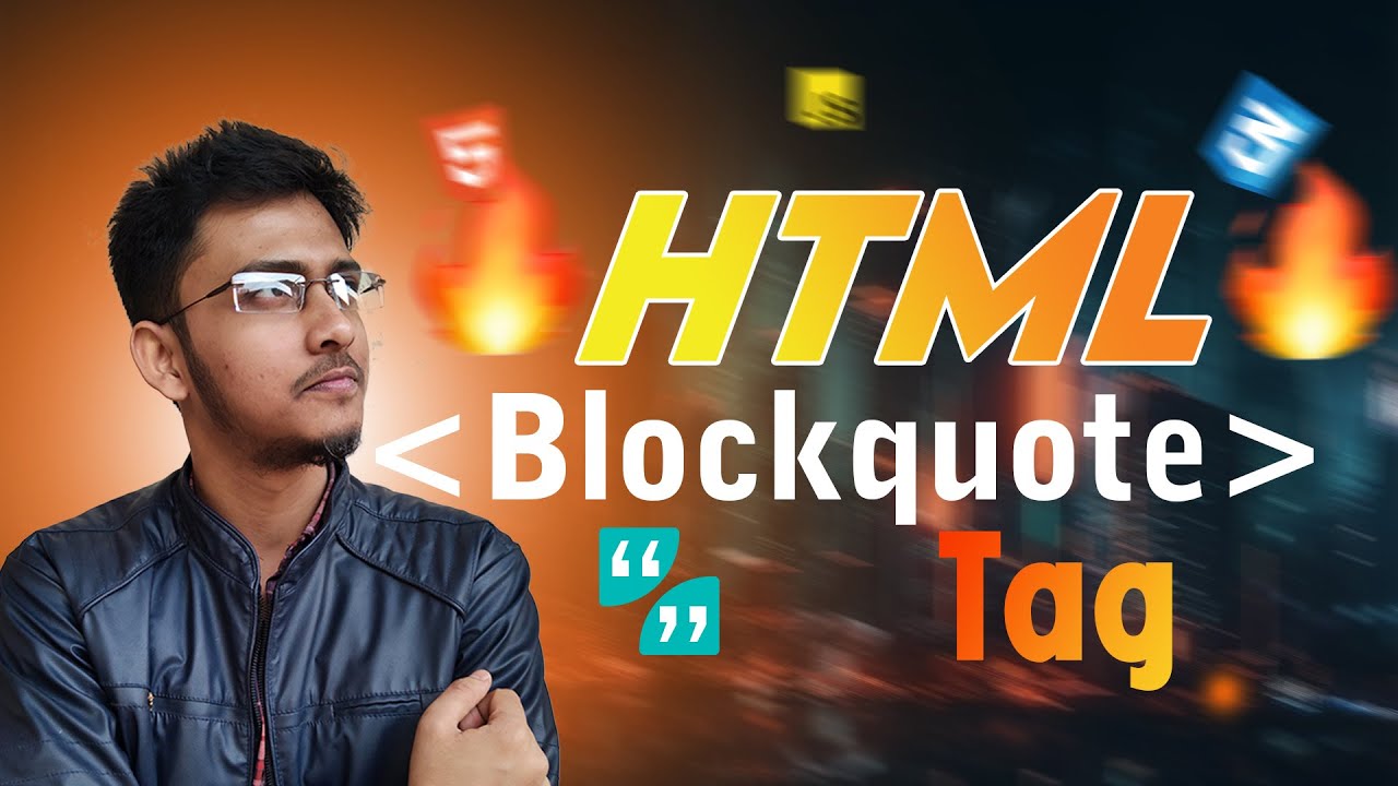 Html Blockquote Tag In Bangla 2024 Complete Web Development Course Hoi Youtube