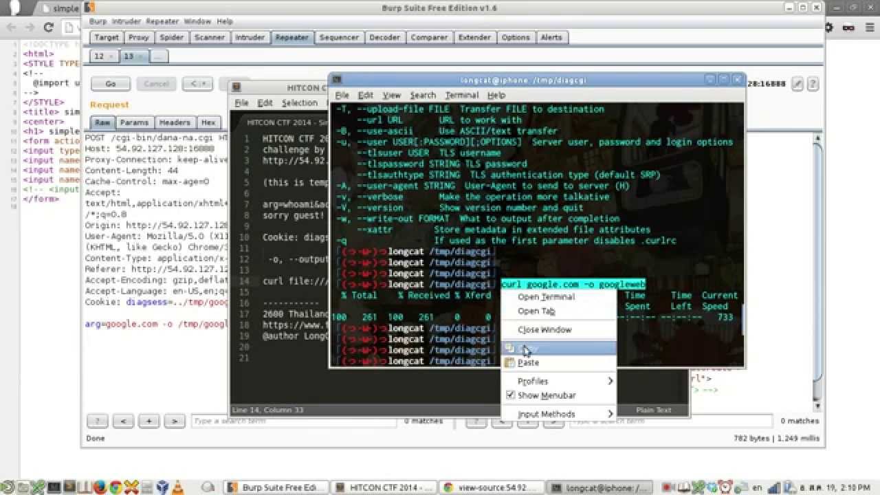 Hitcon Ctf 2014 Simple Diagnostic Cgi Ssrf To Remote Code Execution Youtube 4096