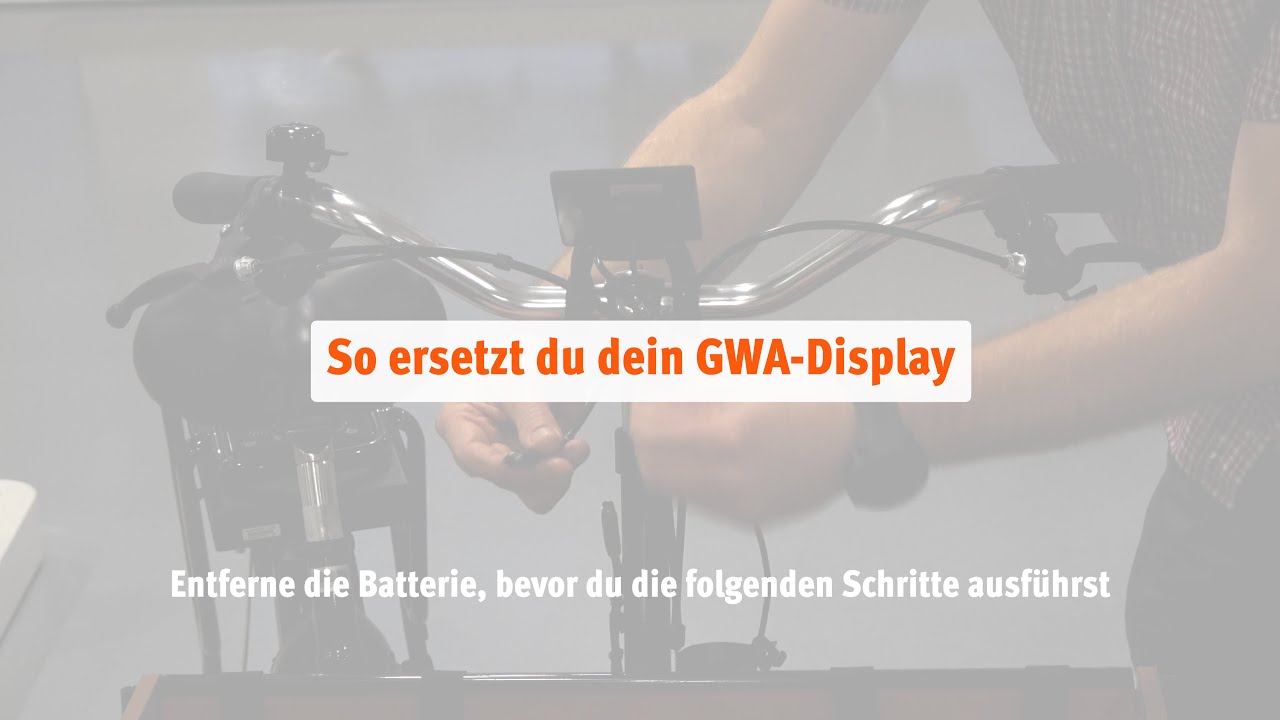 Wie kann ich mein GWA-Display ersetzen? - YouTube