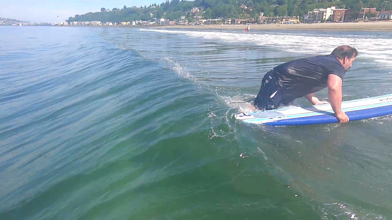 Never too late to have fun in the waves!! - YouTube